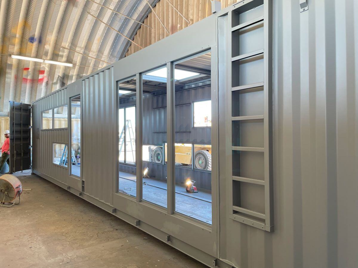 Custom Shipping Container Generator Enclosure | Case Study